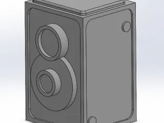 Mini TLR Camera Medium Format by anonxyz | Download free STL model ...