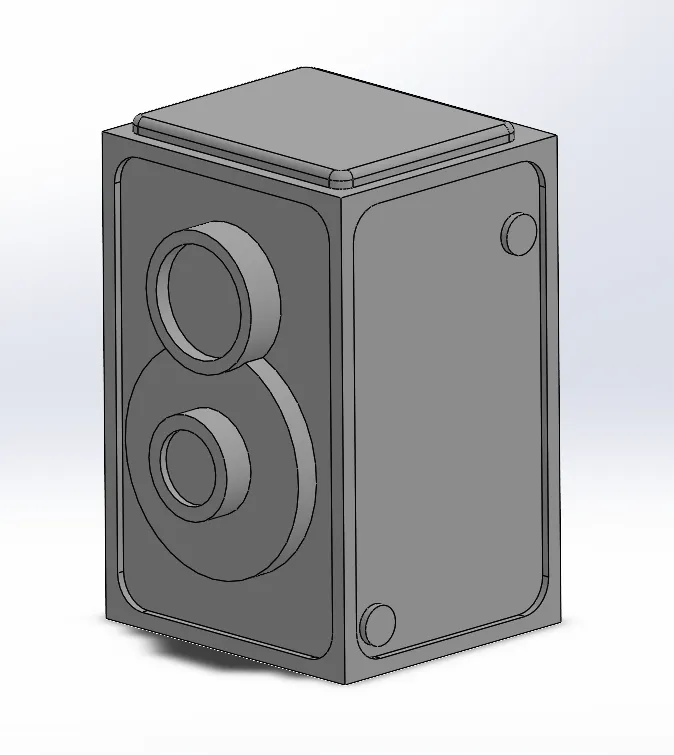 Mini TLR Camera Medium Format by anonxyz | Download free STL model ...