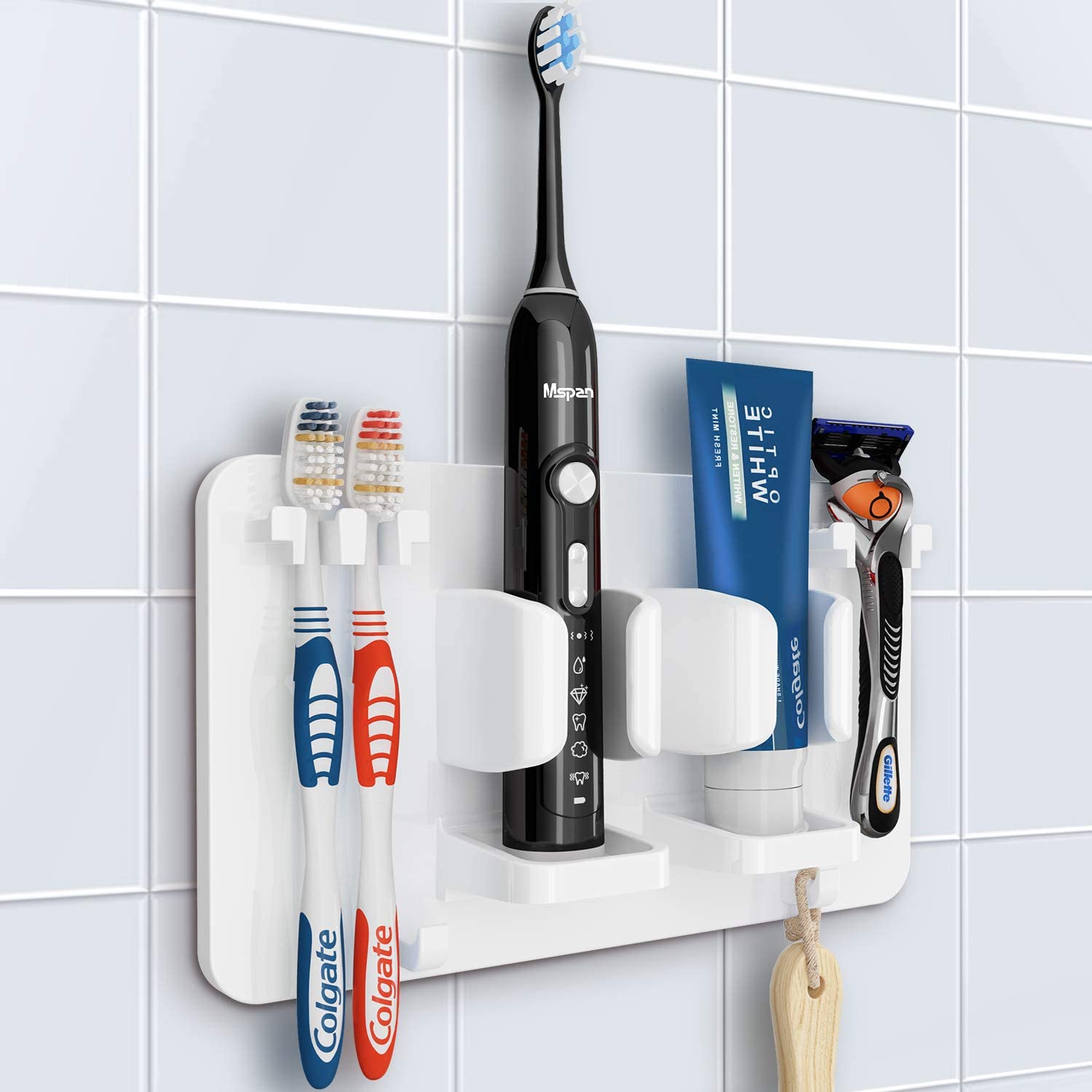 Wall Mounted Toothbrush/Toothpaste Holder by SD3D | Download free STL ...