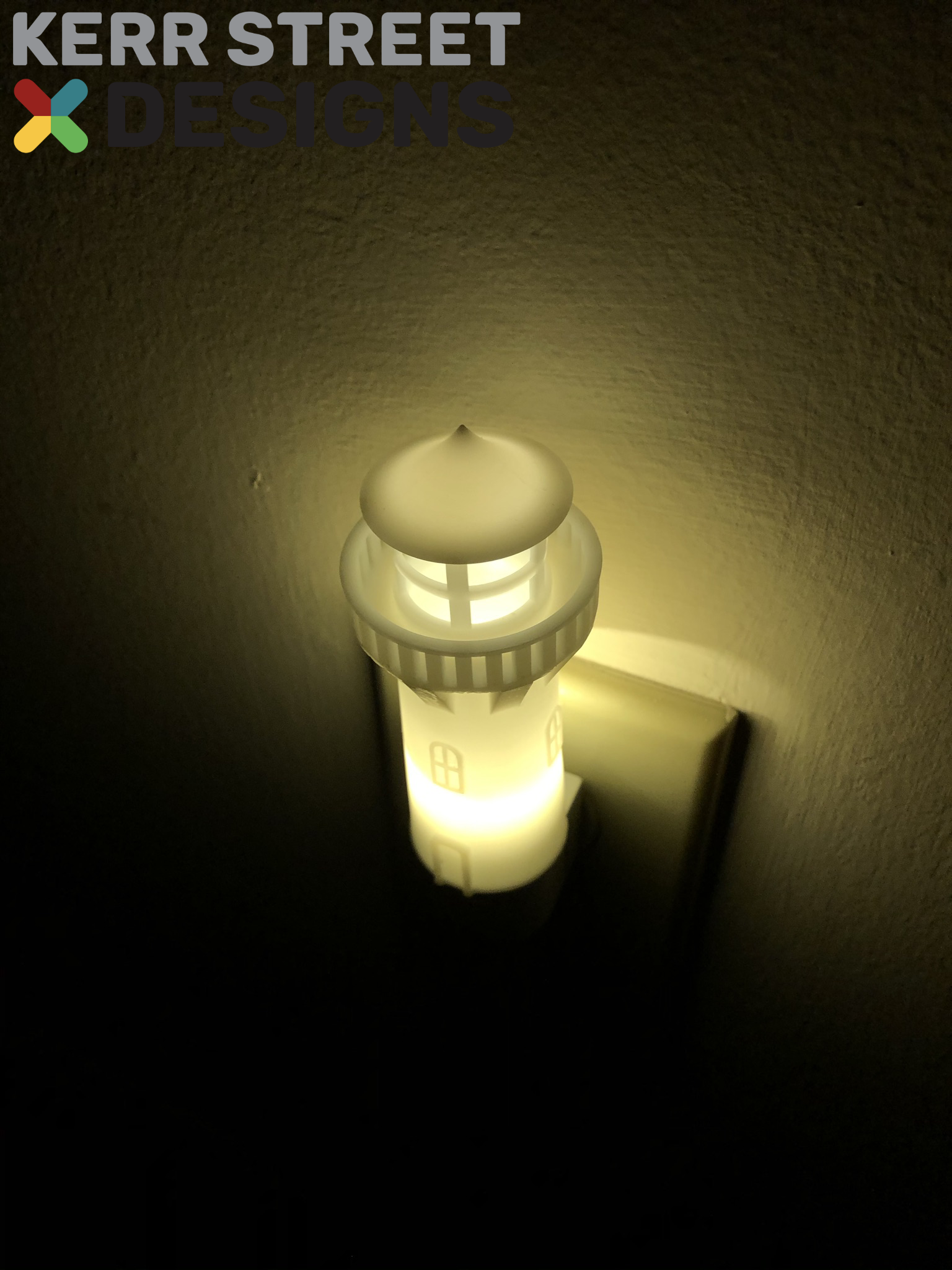 Cute 3D Nightlight Lighthouse For Nurseries and Childrens's Rooms by ...