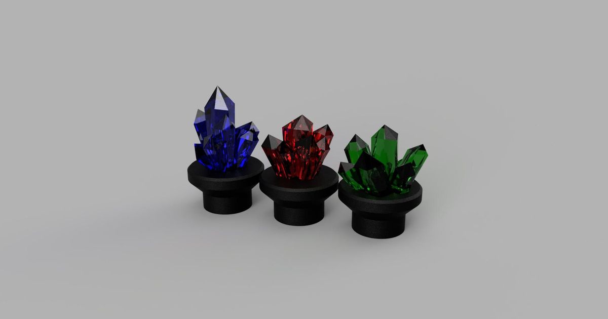Crystal Cabinets Knobs by Peter | Download free STL model | Printables.com