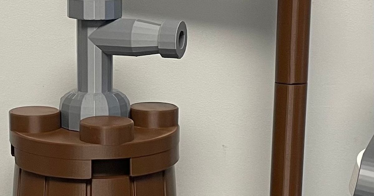 Lego Baggel Keg Tap (10:1 scale) (4599) by Fatttius | Download free STL ...