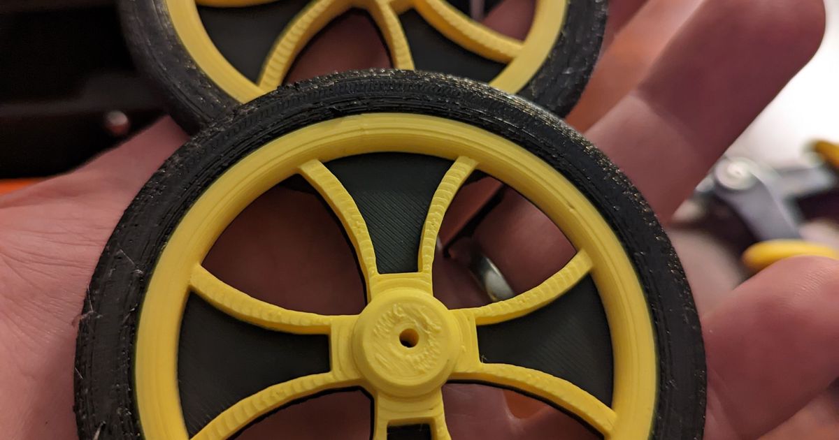 Iron Cross Wheels by Qrome | Download free STL model | Printables.com