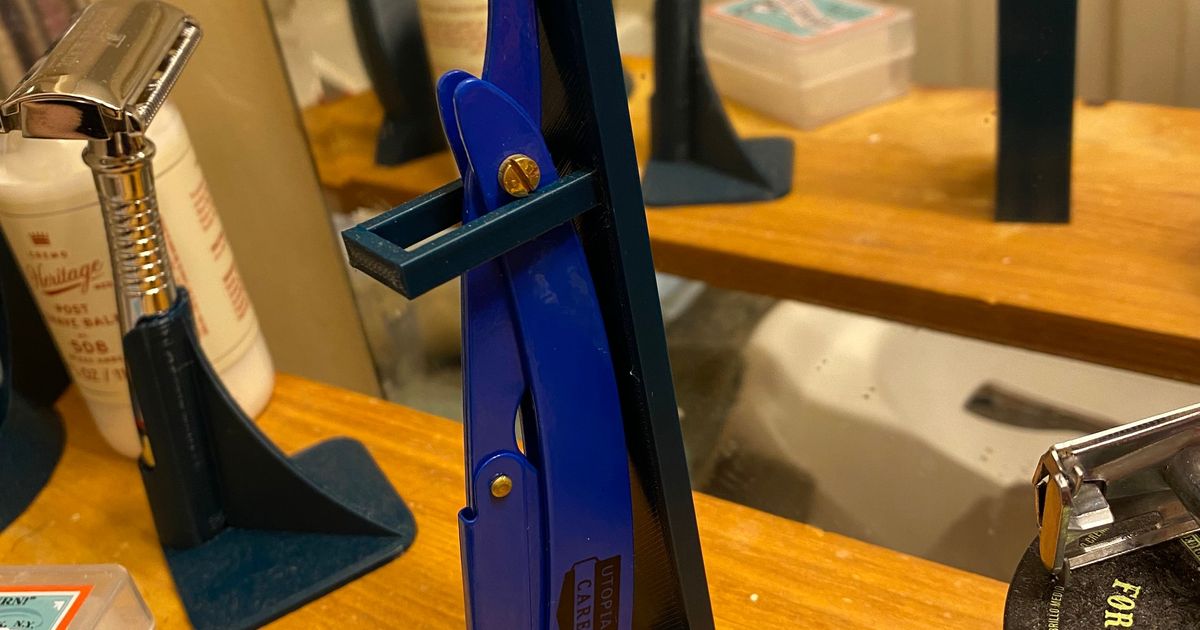 Shavette Stand by The Avg Joe | Download free STL model | Printables.com