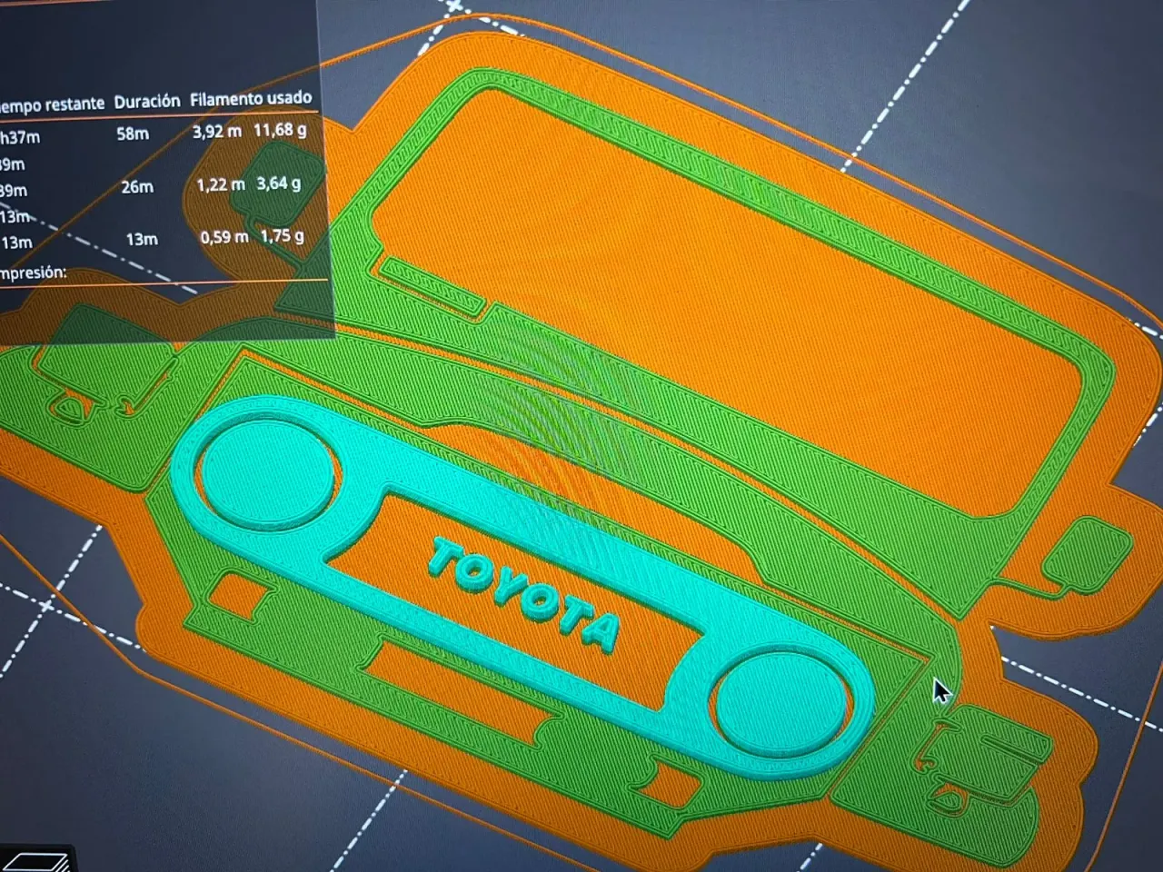 TOYOTA FJ40 - LOGO by 3DLAB | Download free STL model | Printables.com