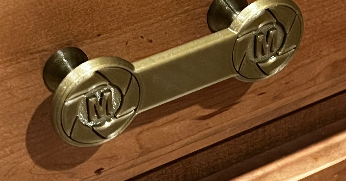 MakerDeck Kitchen Drawer Pull Handle by Joe3D | Download free STL model ...