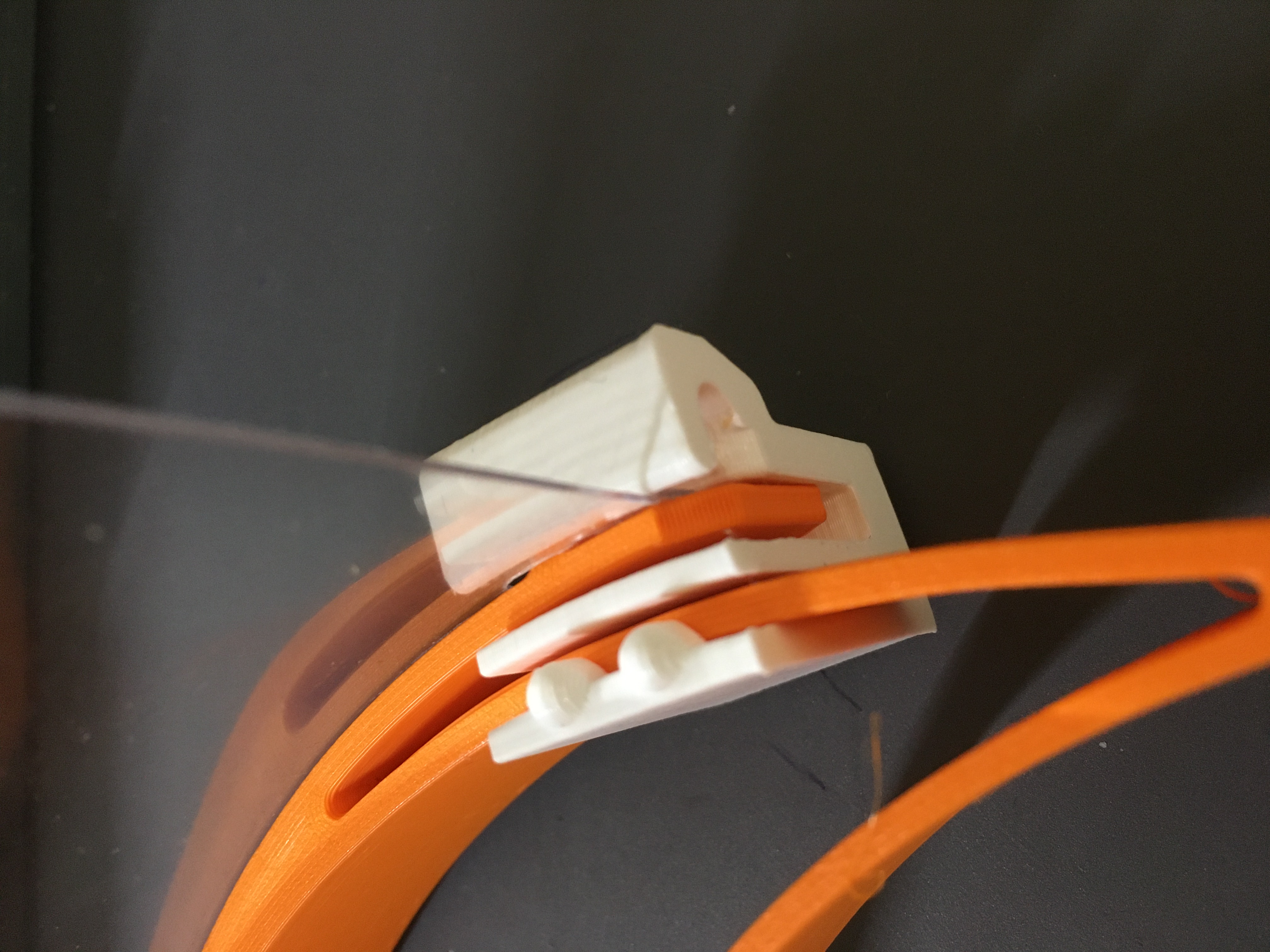 Clip with actual dimensions for PRUSA face shield by CT | Download free ...