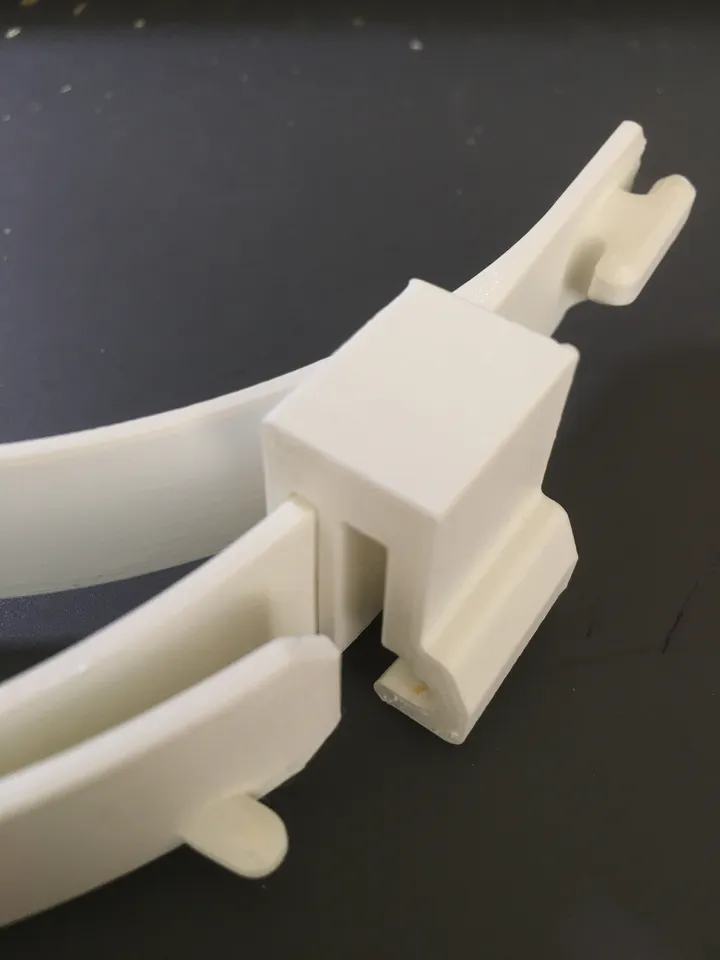 Clip with actual dimensions for PRUSA face shield by CT | Download free ...