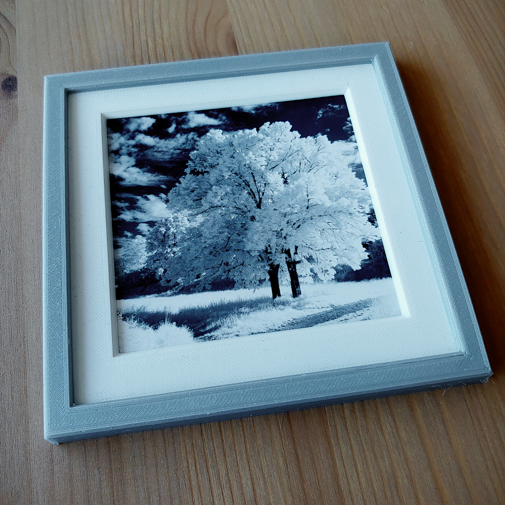 Picture Frame with mat, 10x10cm by Serviervorschlag | Download free STL ...