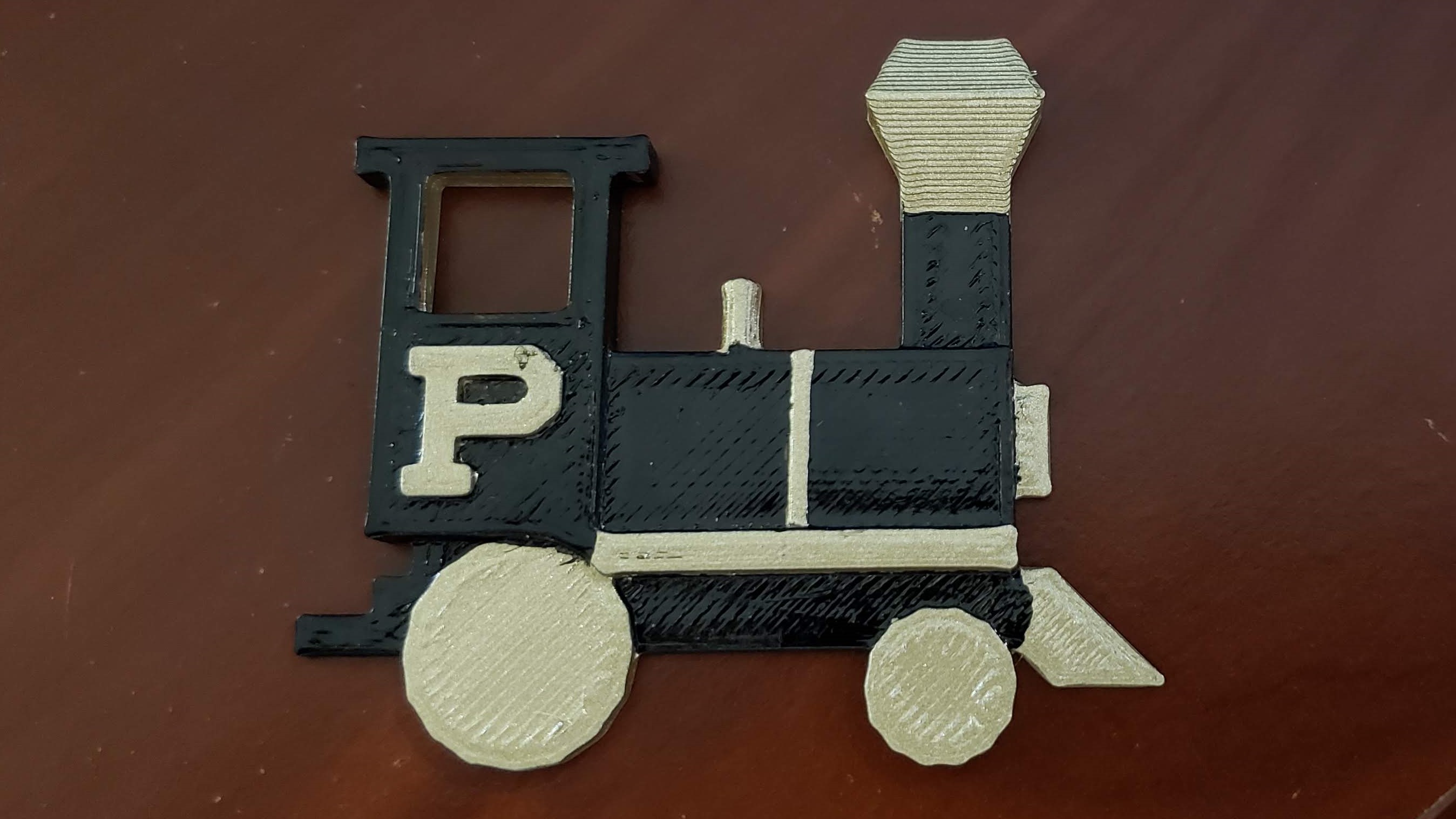 Purdue Train Christmas Ornament by Borgen Models | Download free STL ...