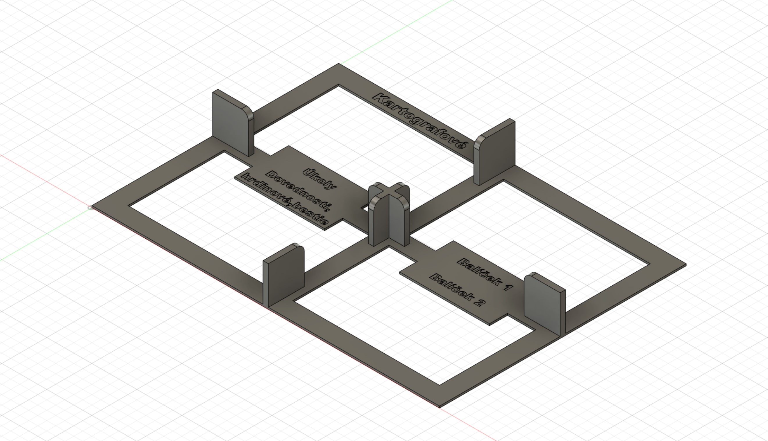 Kartografové - insert by Declon | Download free STL model | Printables.com