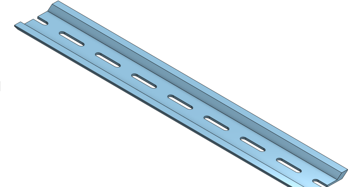 29mm DIN Rail by Azega | Download free STL model | Printables.com
