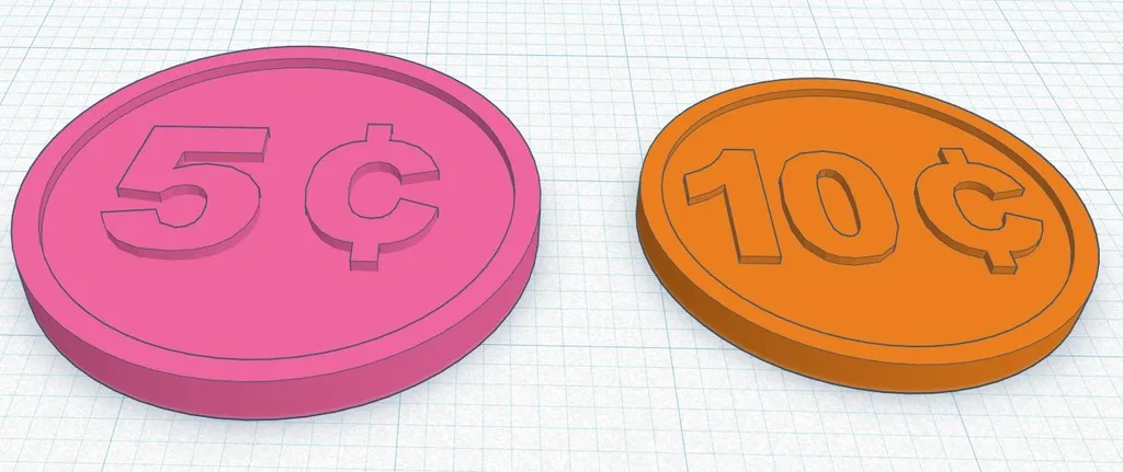 Binding of Isaac Four Souls Alternate Coins (Nickel + Dime) by Shynd ...