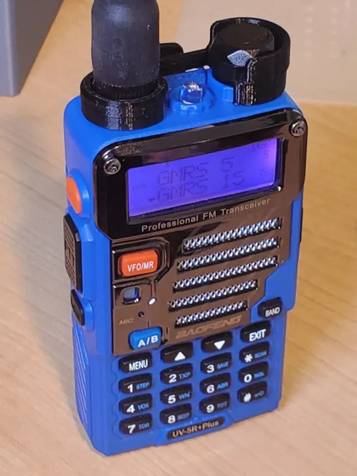 Volume Knob Guard for Baofeng UV-5R by pfn | Download free STL model ...