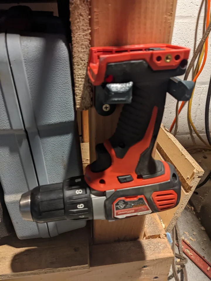 Milwaukee M18 Drill Mount / Holder by Fantastic Plastic Person ...