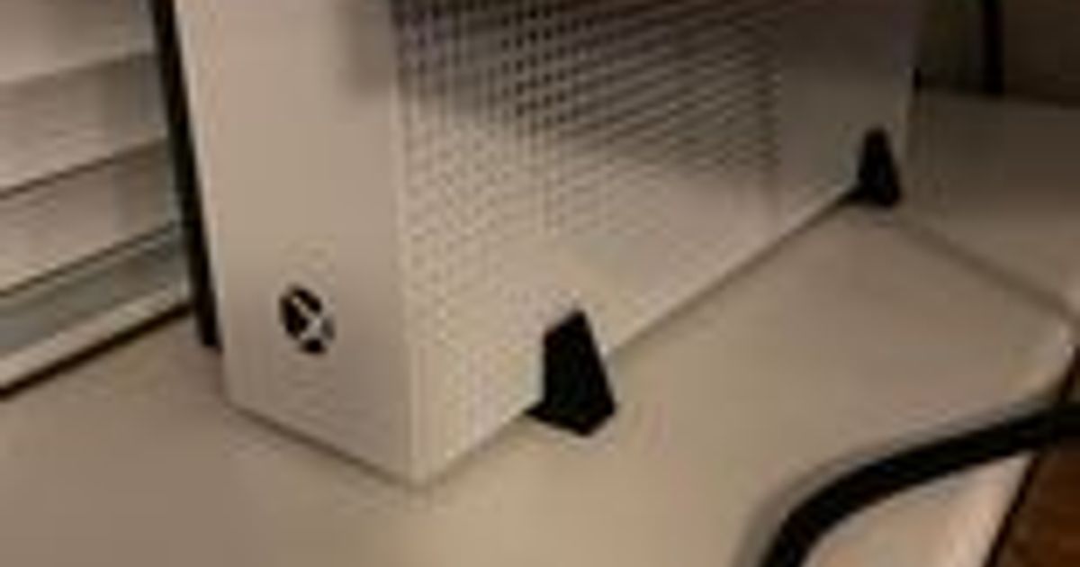Xbox One S Vertical-feet by Emil Heilesen | Download free STL model ...