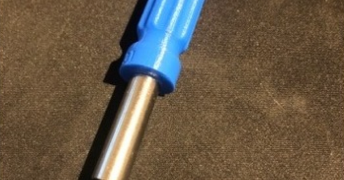 Simple Printed Screwdriver by Ed | Download free STL model | Printables.com
