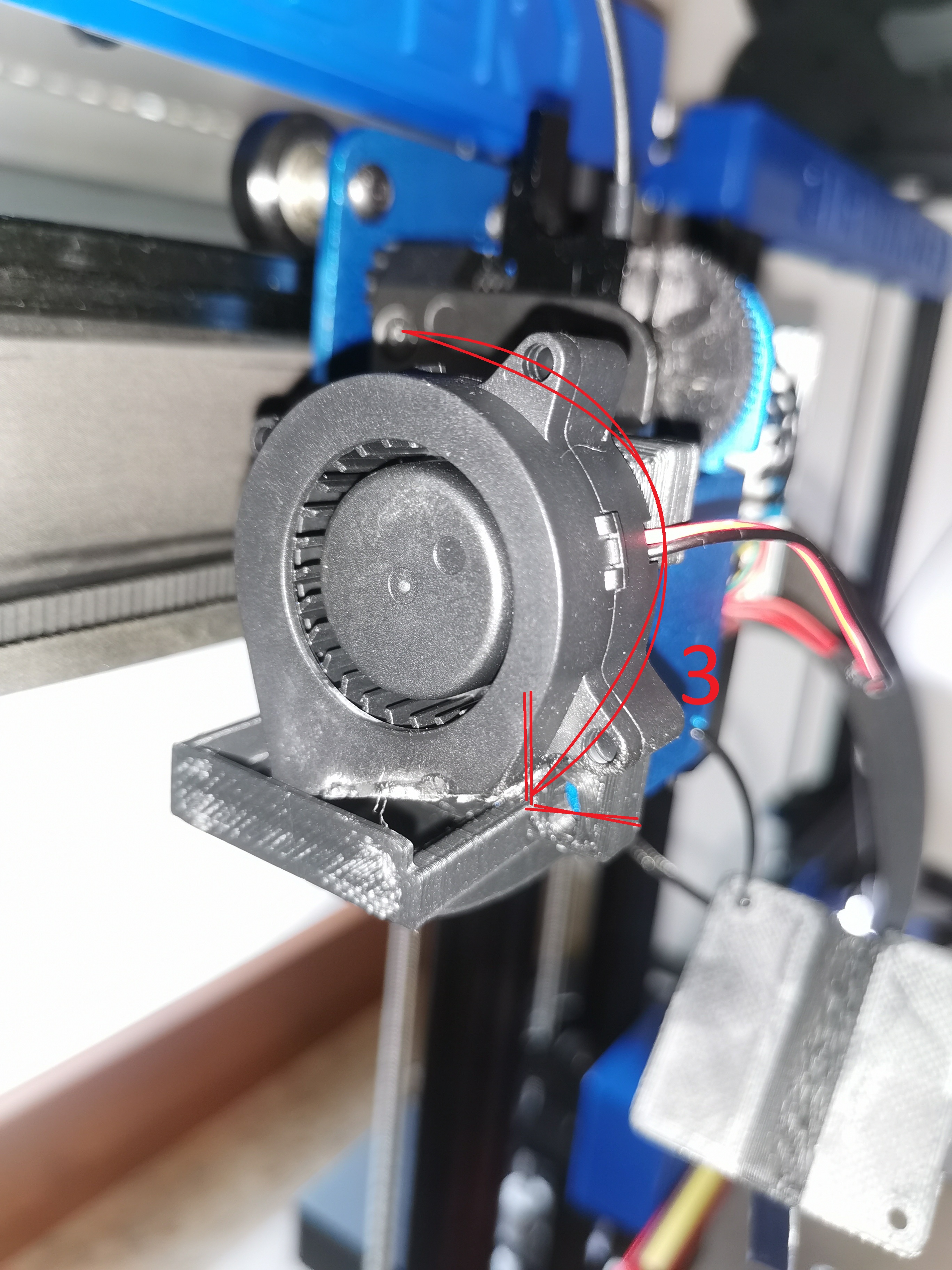 Artillery Sidewinder X2 Fan Mount 4020 Left by BeazZD | Download free ...