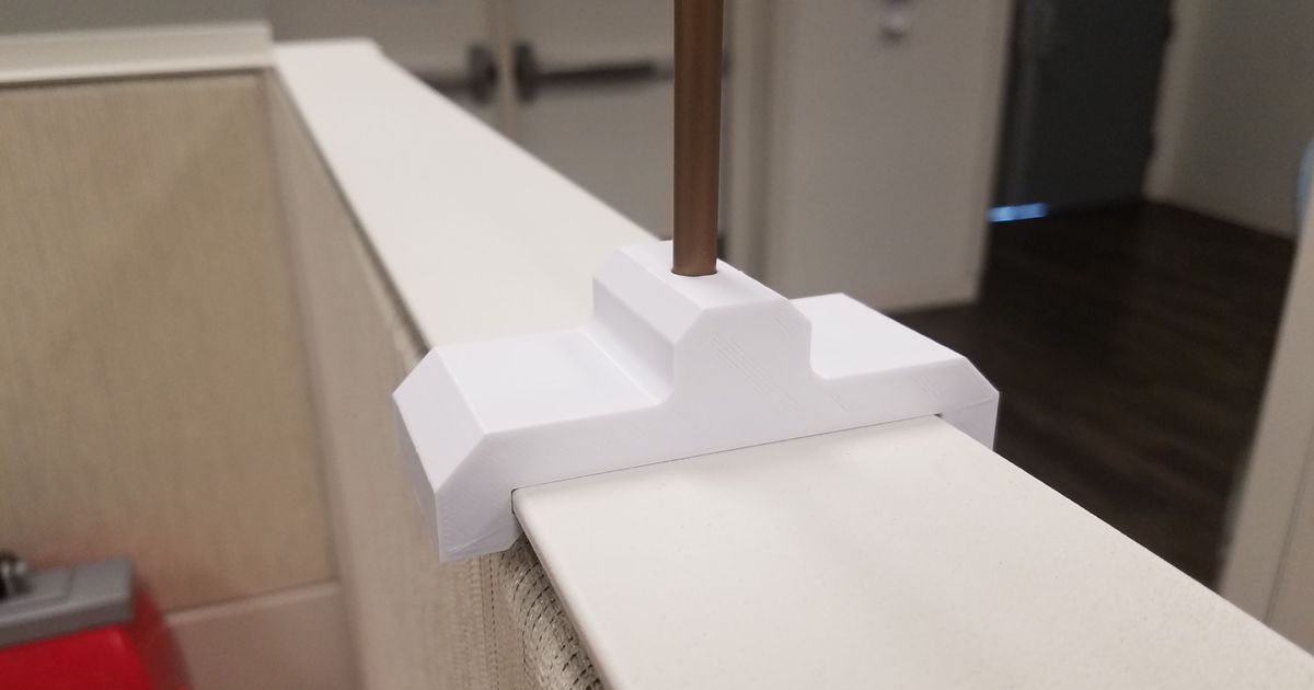 Cubicle Flag Holder by WhiskeyGorilla | Download free STL model ...