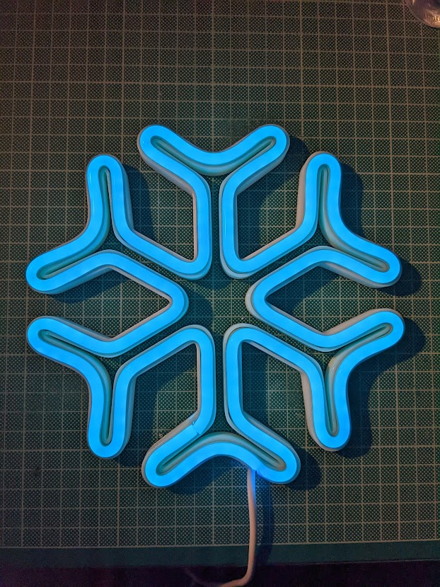 Snowflake LED Flex Rope Light Decoration by bgoodwin | Download free ...