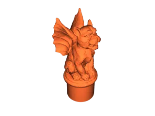 Gargoyle Fence Post Topper by LittleDangerous | Download free STL model ...
