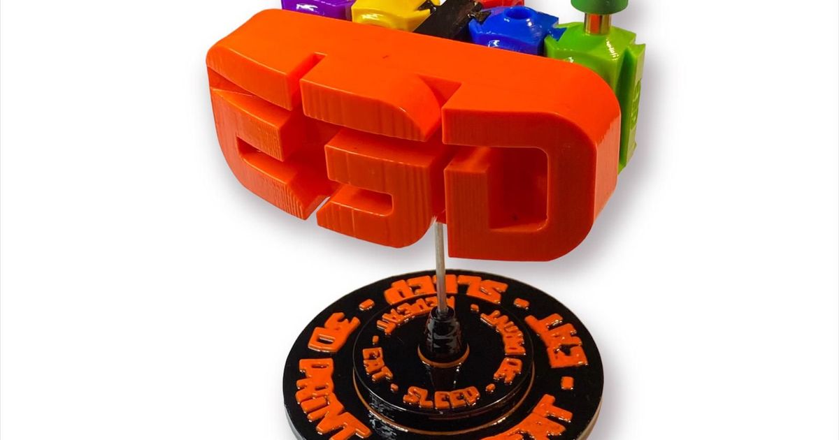 E3D nozzle holder logo ~ 5 Revo Connect by MannixxX | Download free STL ...