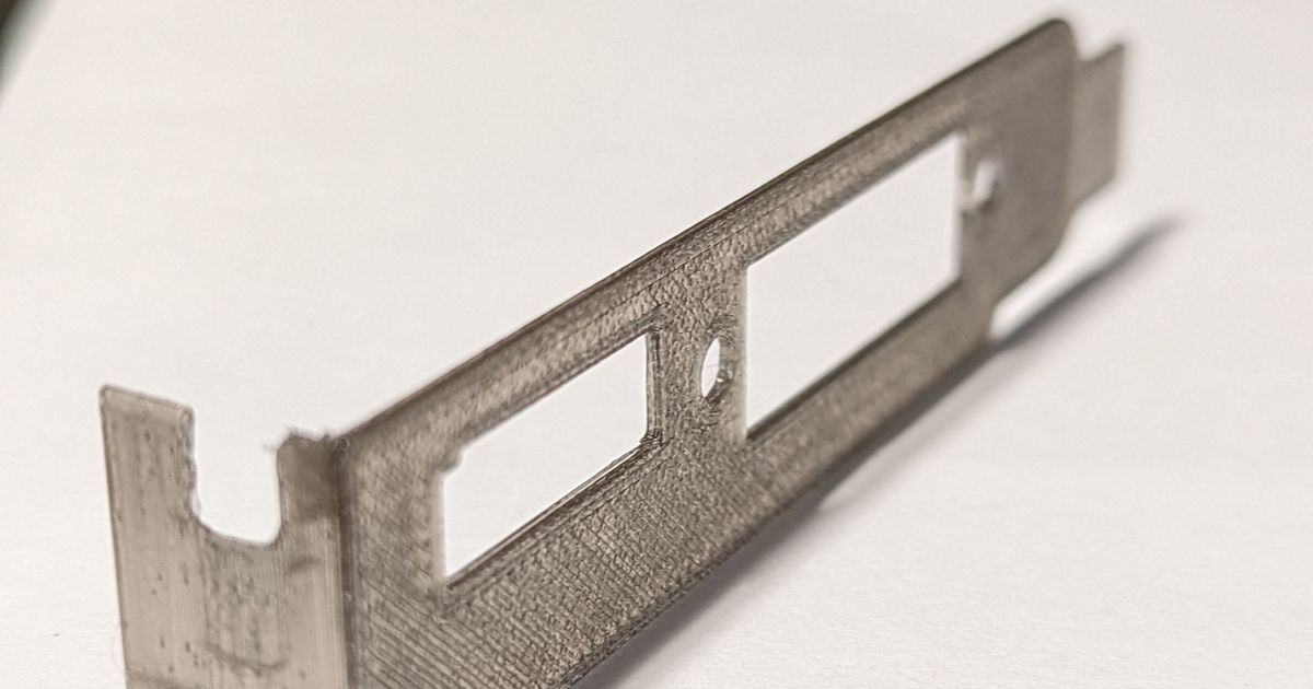 Thin Low Profile PCI Slot Cover for Quadro or Firepro by slayernine ...