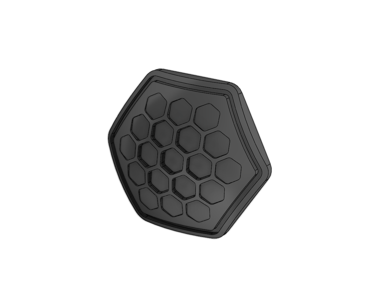 Hex Fade Knob by Robagon3D | Download free STL model | Printables.com