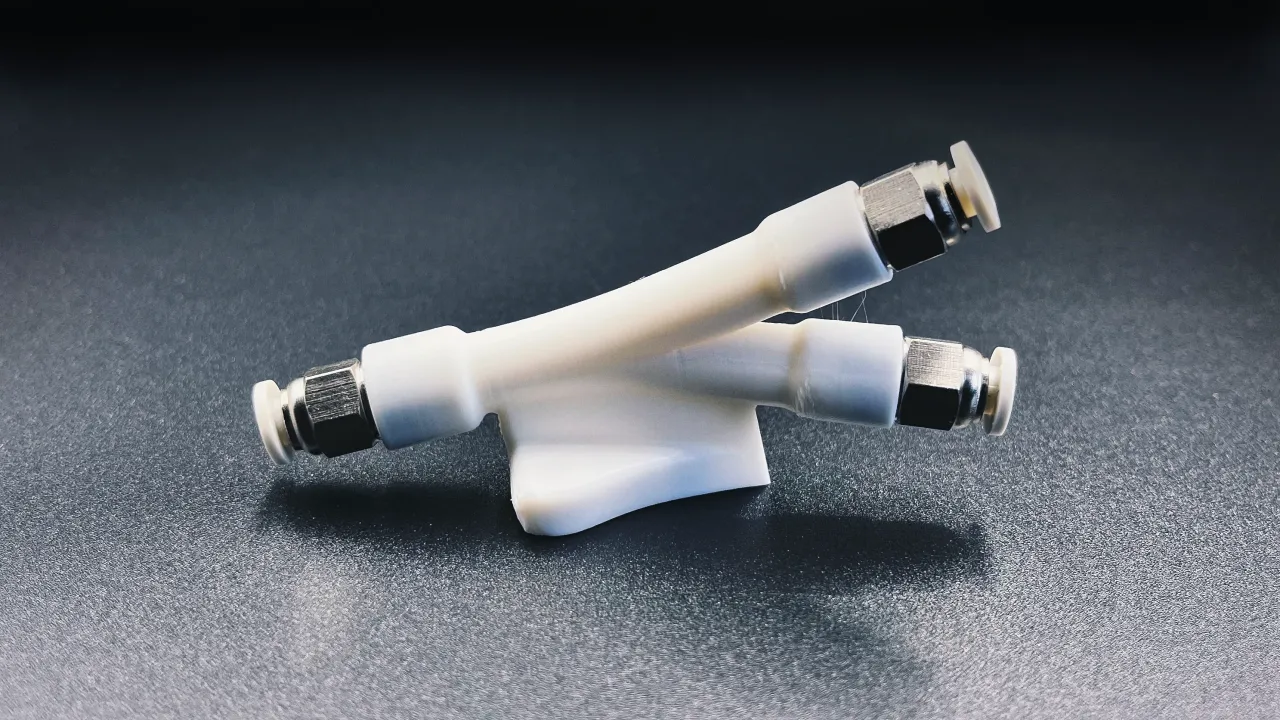 Bambu Lab Y-Splitter with PC4-M10 pneumatic connector and magnets by ...