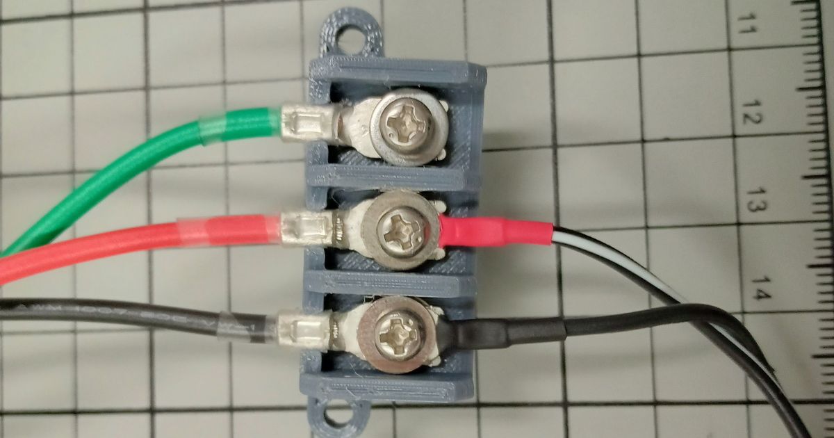 Terminal Block by Kazmar | Download free STL model | Printables.com