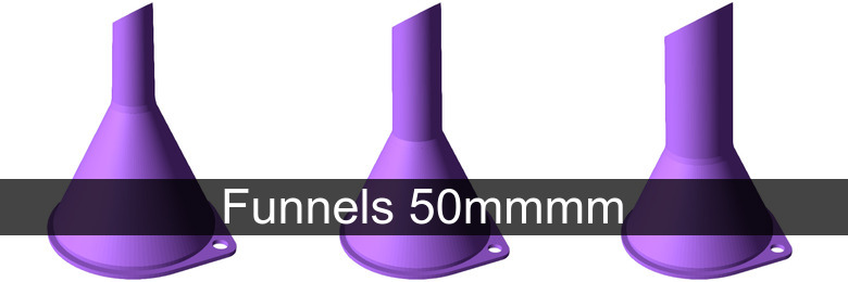 Funnels. Various sizes 25mm to 200mm by Max | Download free STL model ...