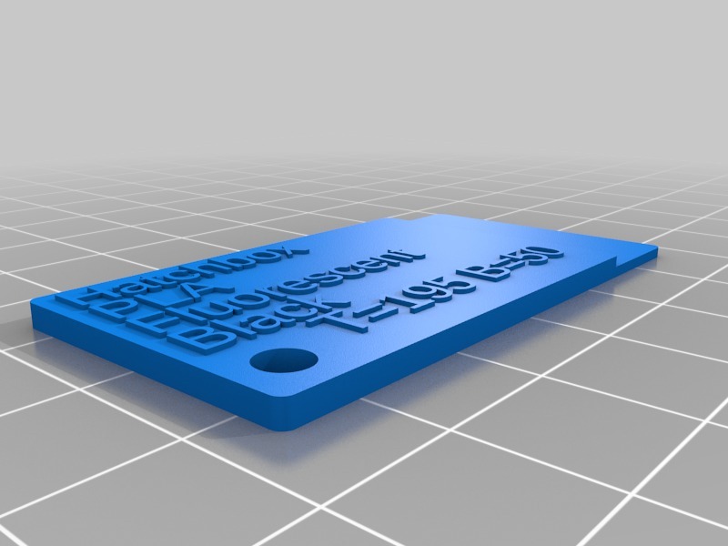 Filament Sample Chip by Mats E | Download free STL model | Printables.com