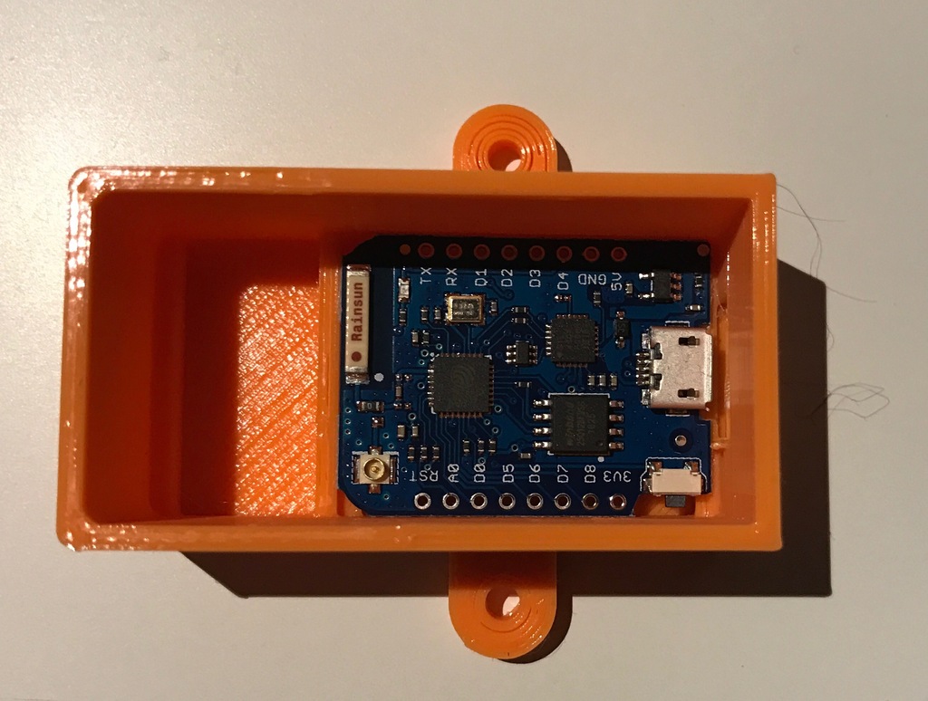 Wemos D1 mini box by Mats E | Download free STL model | Printables.com