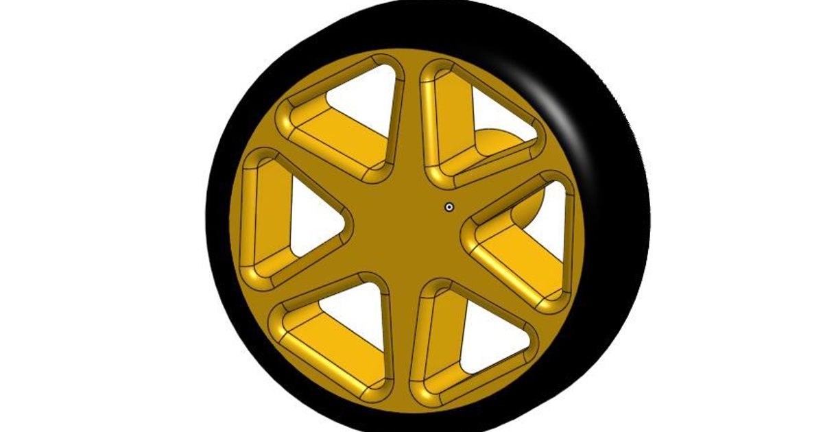 Wheel Drawer Knob by Cristi | Download free STL model | Printables.com