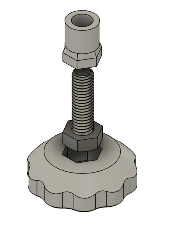M6 Adjustable Feet by JP3D | Download free STL model | Printables.com