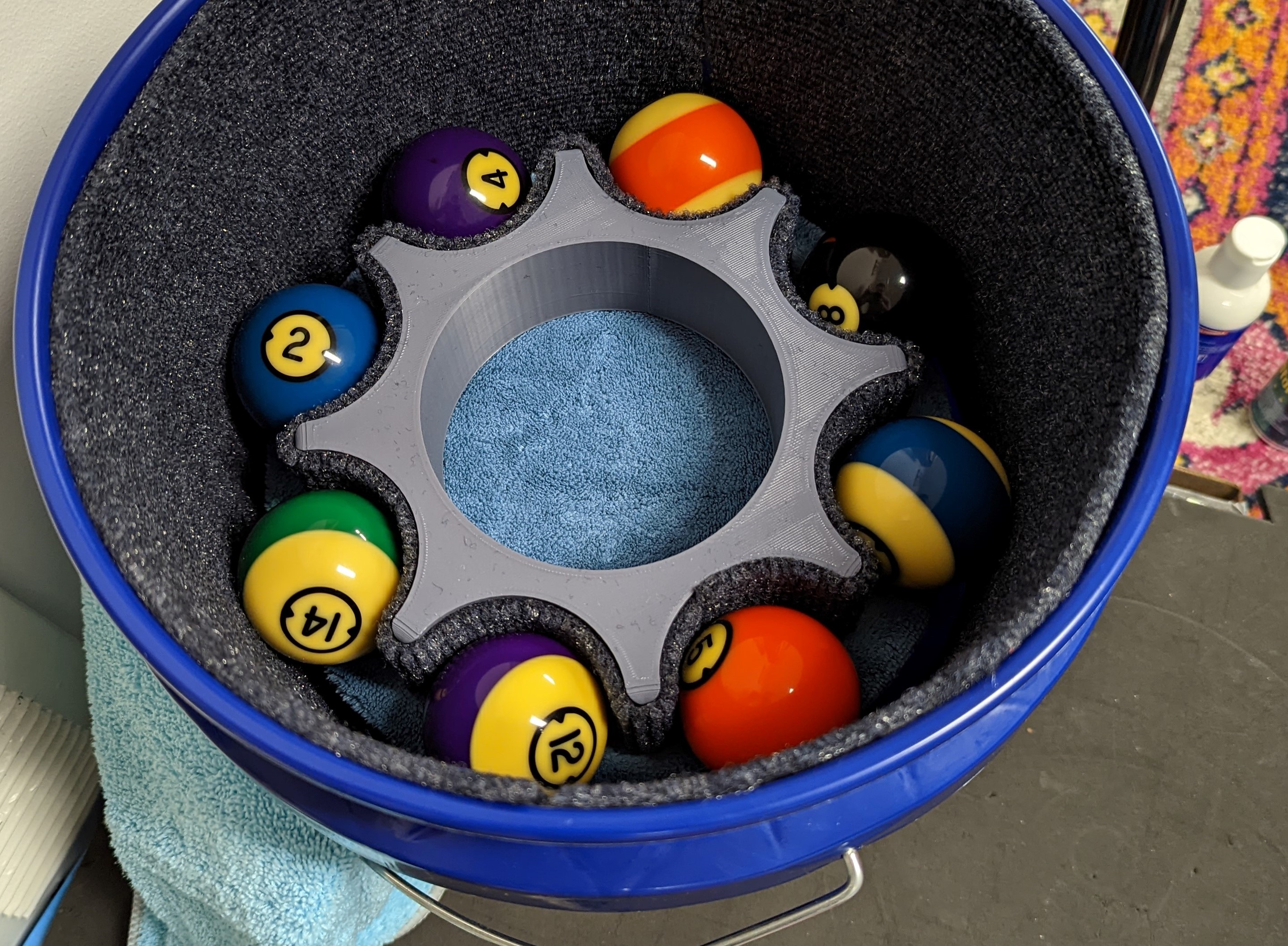 Billiardspool Ball Washerpolisher Inner Ring By James4life Download Free Stl Model