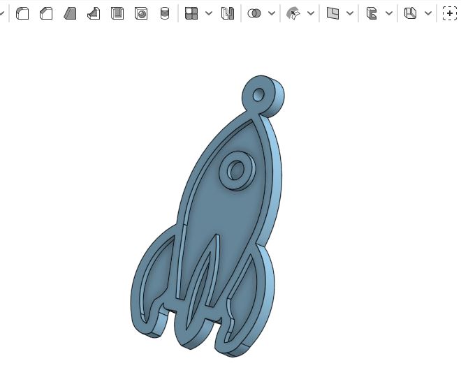 Rocket Keychain By Hekmaker Download Free Stl Model