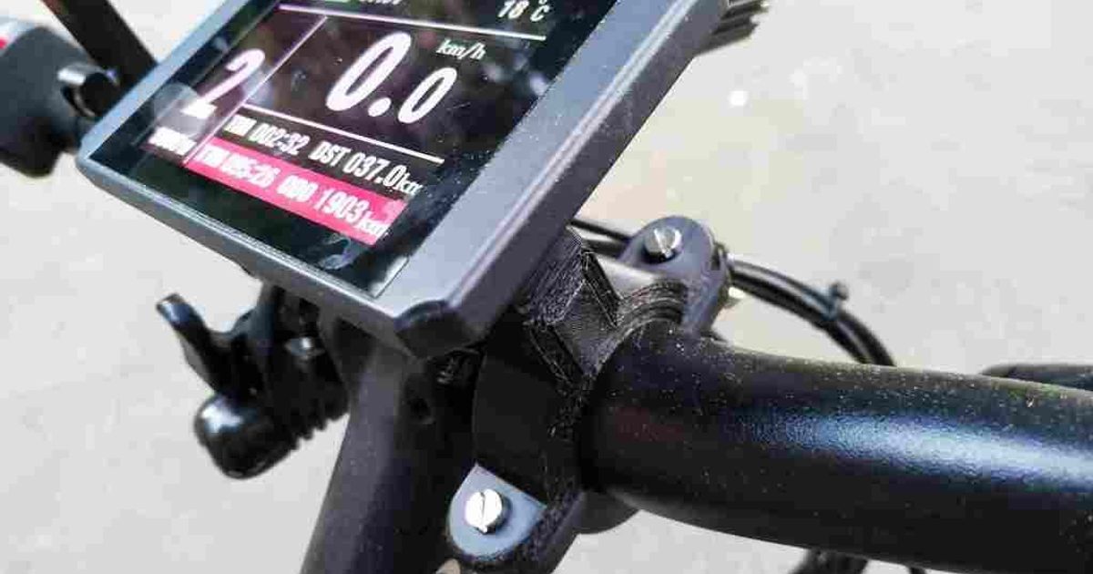 LCD8H Display mount by HolgiB | Download free STL model | Printables.com