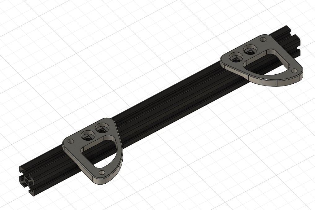 Meanwell UHP 200 Mounts // M5 Screws on Extrusion by Wissencat ...