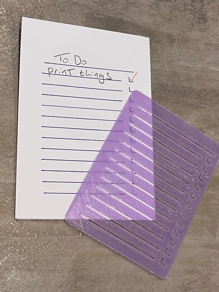 Todo List Maker by KarlIRL | Download free STL model | Printables.com