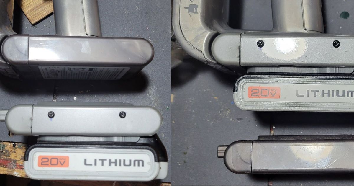 Black and Decker adapter for Dyson DC16 handheld by thinksnow | Download free STL model ...