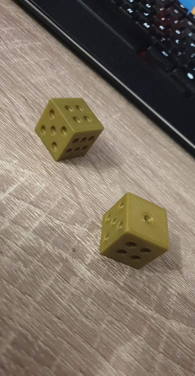 Ordinary 6 sided dice by Firecactus | Download free STL model ...