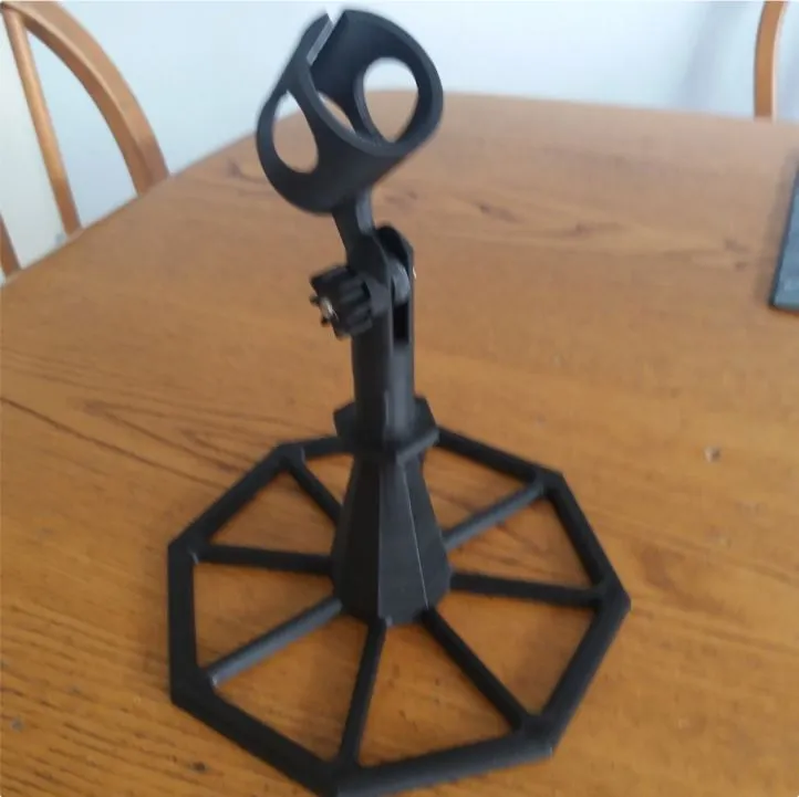 Microphone Desktop Stand by Sjb1604 | Download free STL model ...