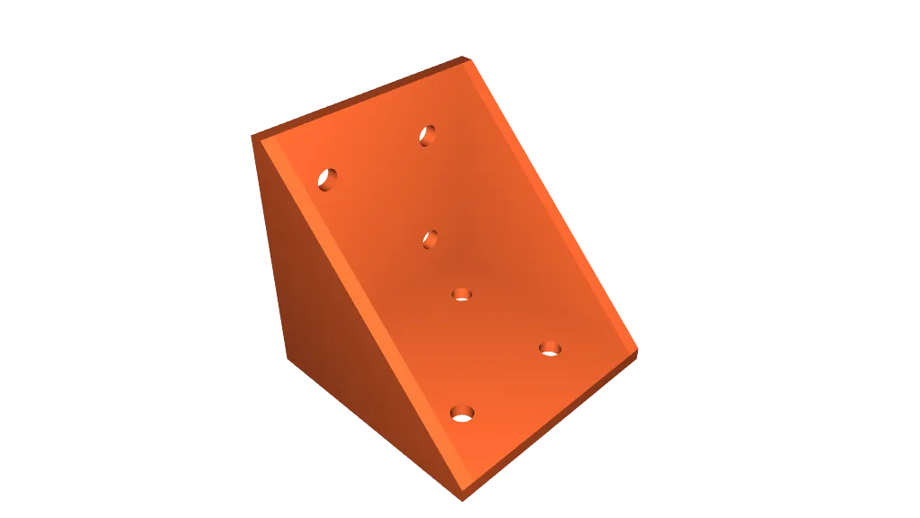 Angle bracket for AL profile 90x90 by Automatizace Green | Download ...