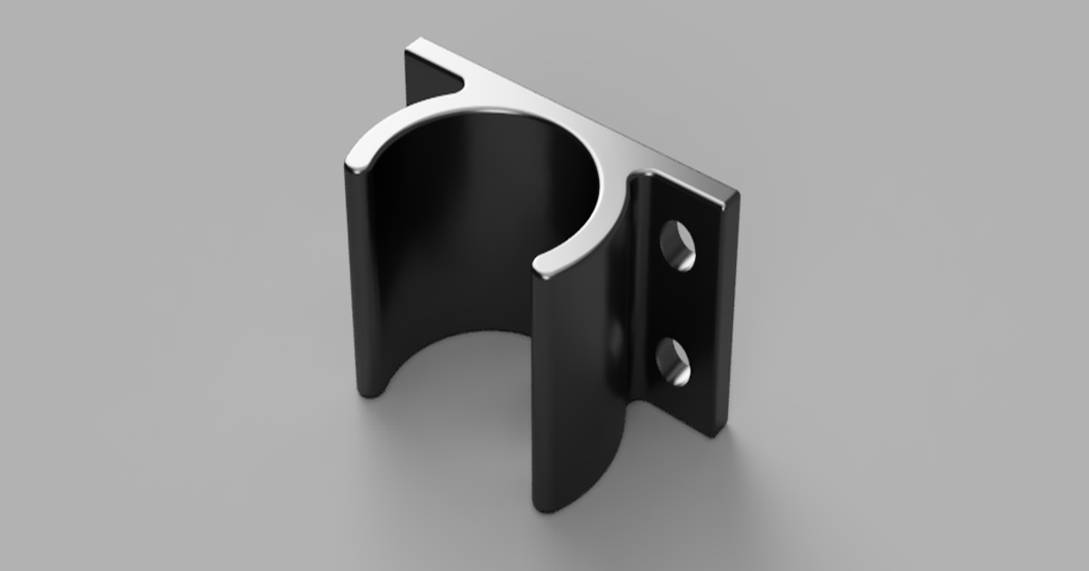 1/2" PVC Clip - Fusion 360 Archive included by forkineye | Download ...