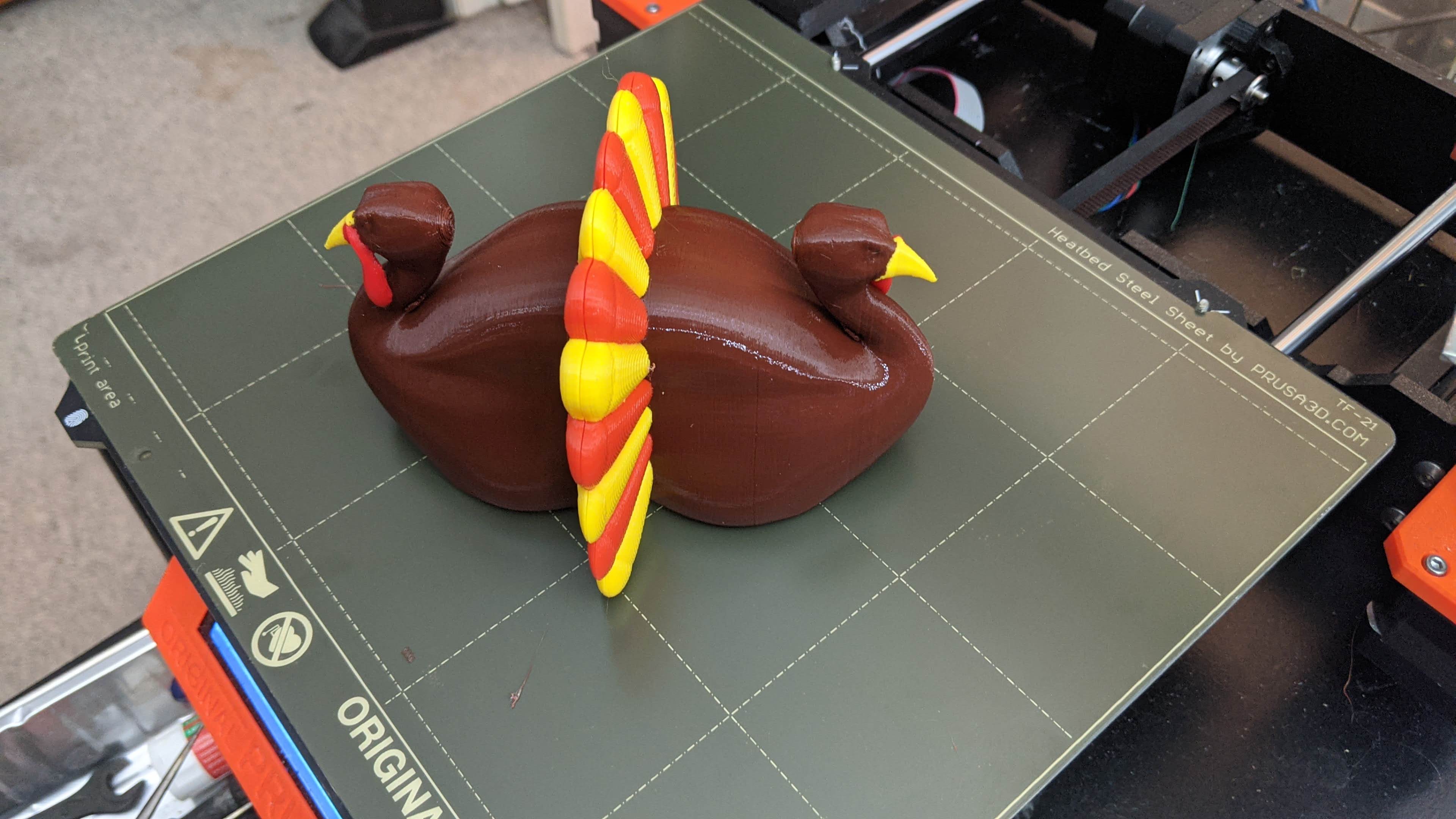 Turkey Centerpiece Single or Multi Color by MadMax | Download free STL ...