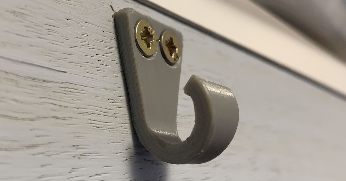 Hanging Hook by Wiseone | Download free STL model | Printables.com