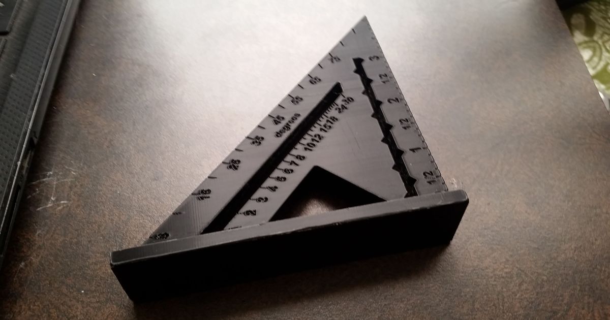 Durable 4 inch & 10cm Speed Squares by Mr.Me | Download free STL model ...