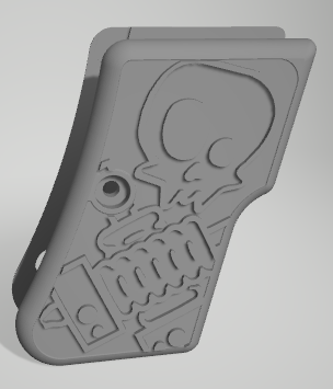 The Beretta 950B(s) Mustela Plastico AWCY hotend Grips by Leber Knurd ...