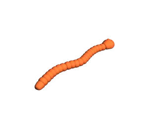Simple Gummy Worm by Maker's Ark | Download free STL model | Printables.com